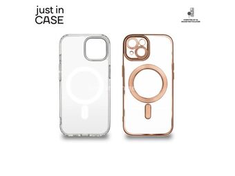 JUST IN CASE Futrola MAG MIX 2u1 za iPhone 15/ roza