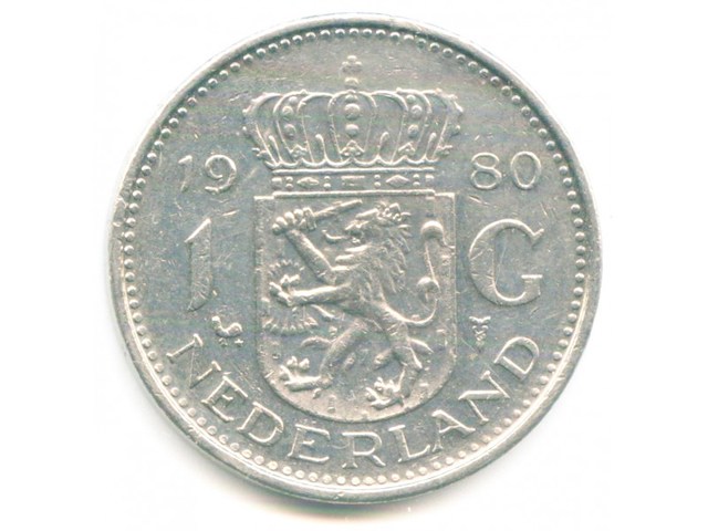 Holandija 1 gulden 1980