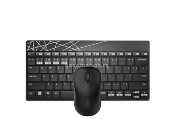 Komplet bežična tastatura i miš combo set crni 8000M Rapoo TAS00992