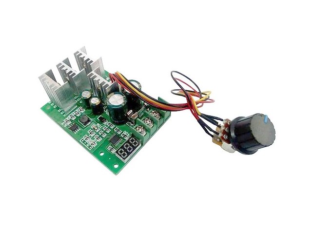 Regulator brzine DC motora 20A sa LED displejom