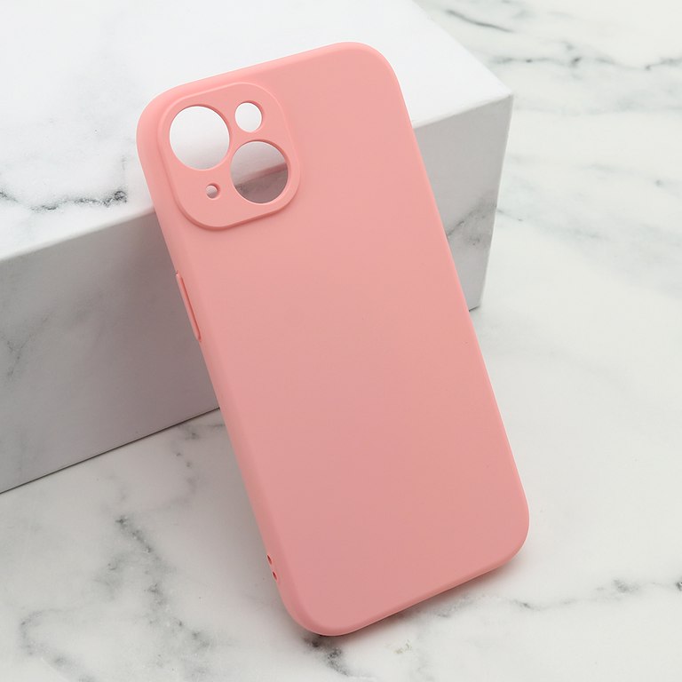 Futrola Soft Silicone za iPhone 15 (6.1) roze