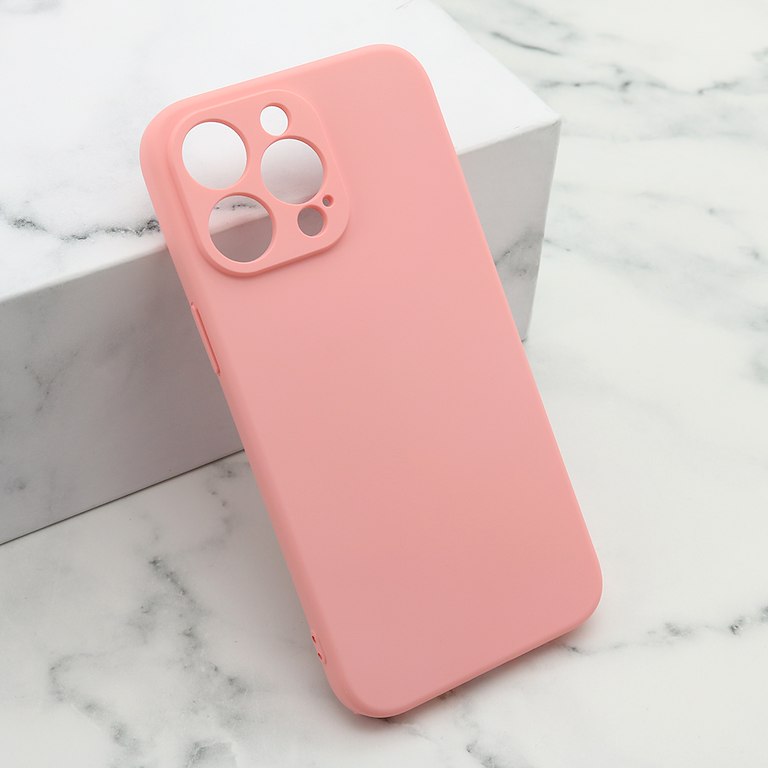 Futrola Soft Silicone za iPhone 15 Pro Max (6.7) roze