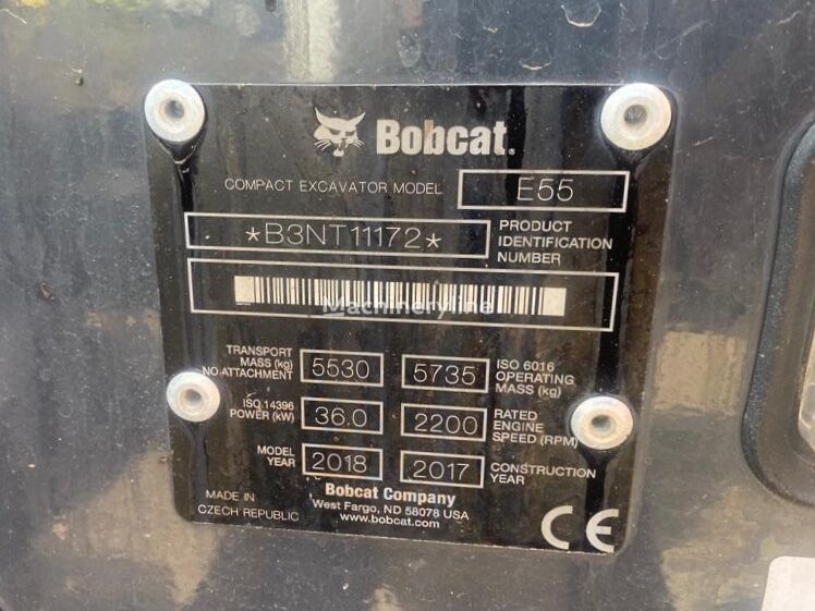 Bobcat E55 mini bager