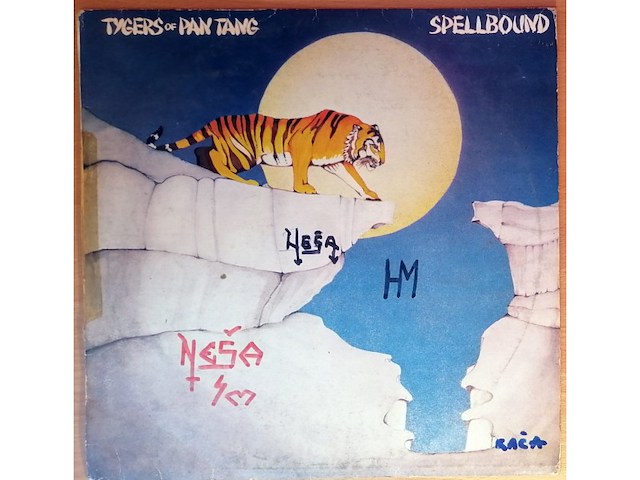 LP TYGERS OF PAN TANG - Spellbound (1981) VG/VG-