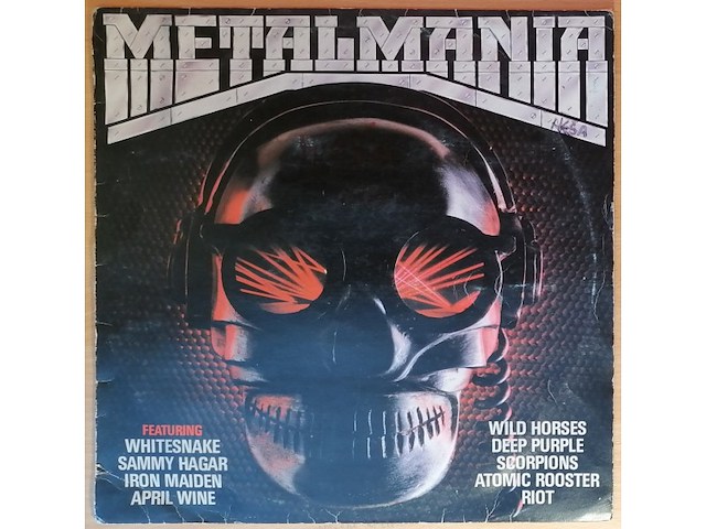LP V/A - Metalmania (1981) IRON MAIDEN, 1.pressing, VG-