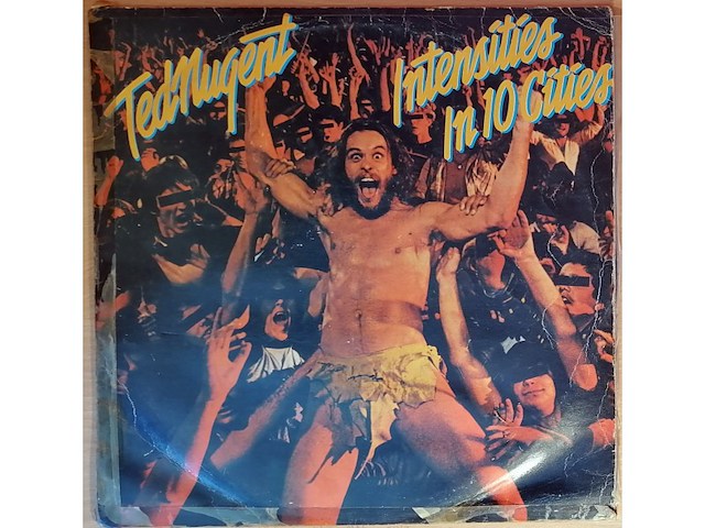 LP TED NUGENT - Intensities In 10 Cities (1981) VG-