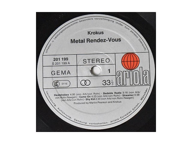 Krokus - Metal Rendez-vous (samo LP)
