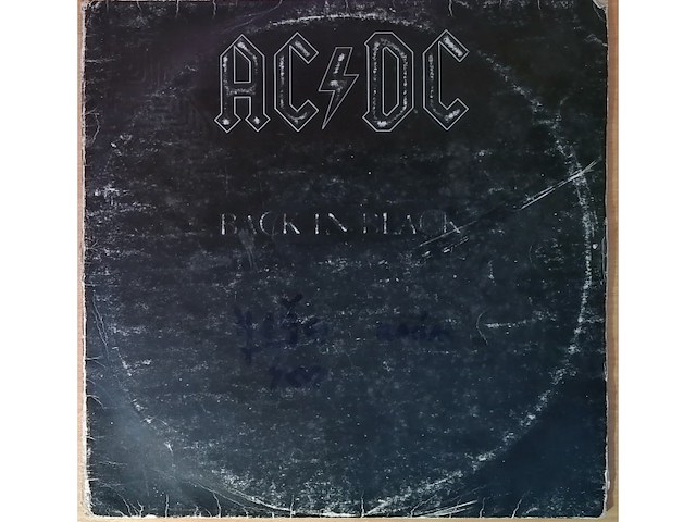 LP AC/DC - Back In Black (1981) 2. pressing, G+