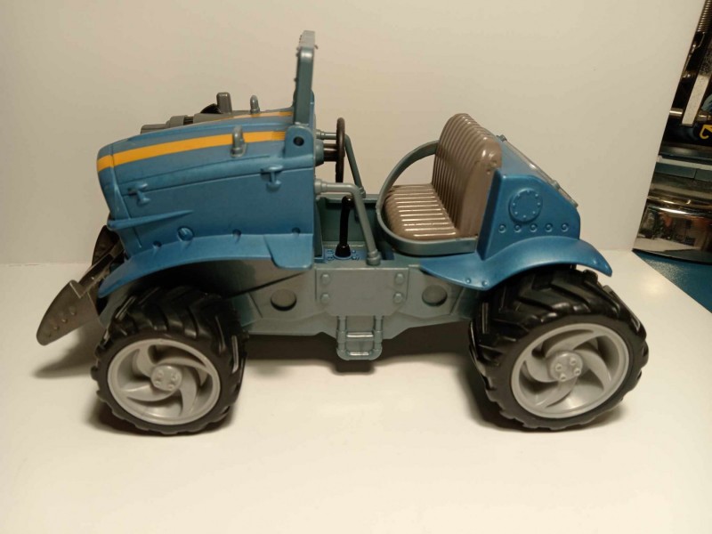 2007 Playmates TMNT Toy Blue Jeep Car No Missals 7`