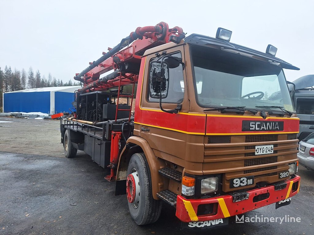 Elba na šasiji Scania 93 pumpa za beton