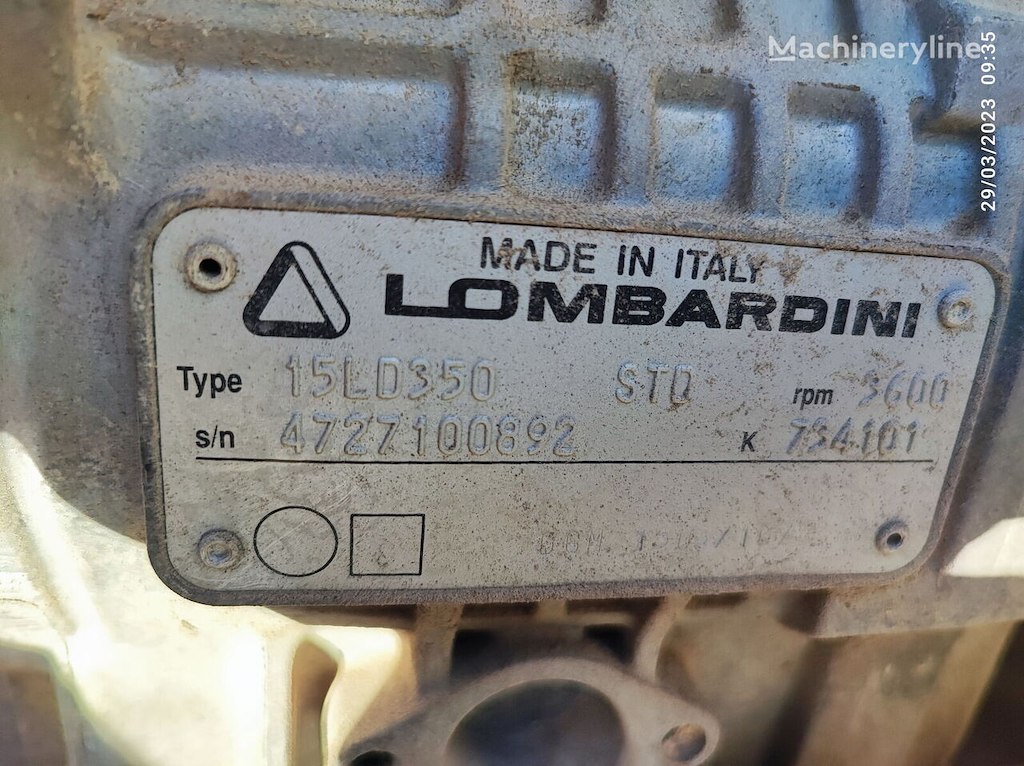 Lombardini 15LD350 motor za građevinske mašine