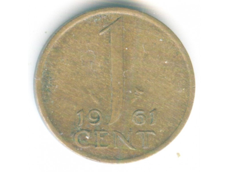 Holandija 1 cent 1961