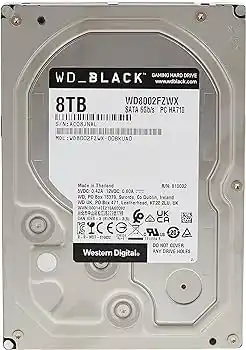 Hard disk 8TB SATA3 Western Digital Caviar 128MB WD8002FZWX Black