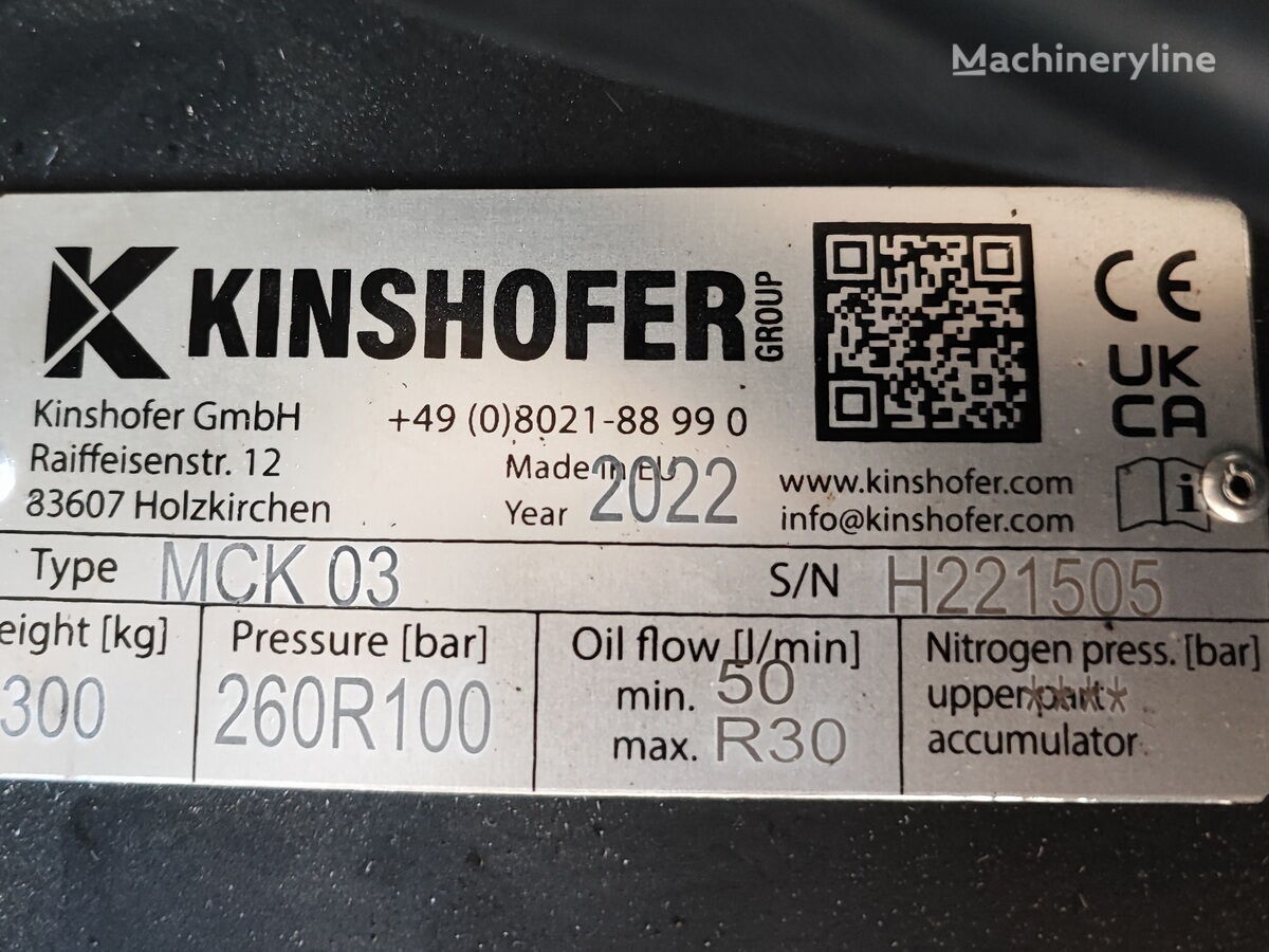 Novo Kinshofer MCK03 hidraulične makaze