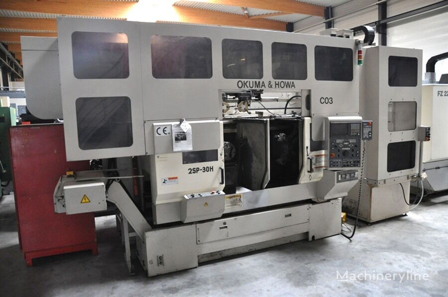 Okuma Twin Spindle CNC + gantry robot strug za metal