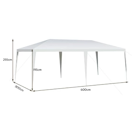 Paviljon 6x3m Bez Stranica 3x6x2,55m