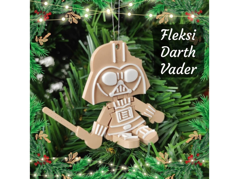 Fleksibilni ukras za jelku Darth Vader