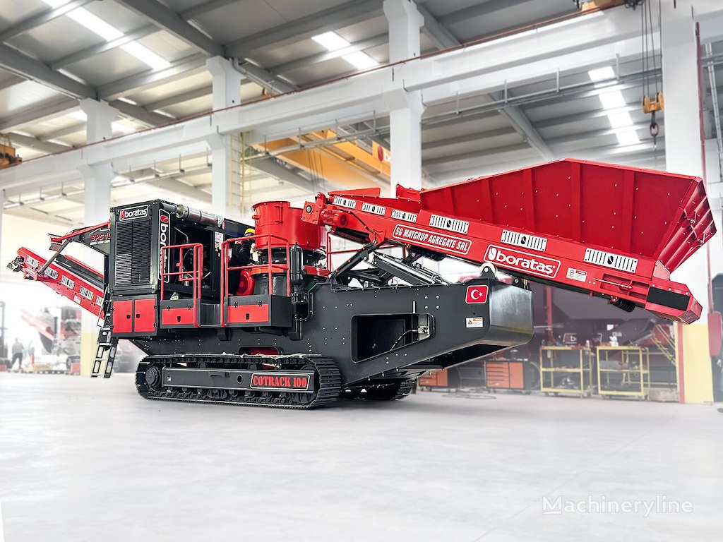 Novo Boratas Mobile Cone Crusher BPC 100 Cotrack – Tracked Hybrid Solution mobilna postrojenje za drobljenje