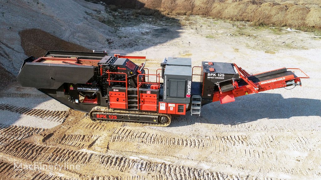 Novo Boratas Mobile Impact Crusher BPK 125 Rocktrack – Tracked Hybrid mobilna postrojenje za drobljenje