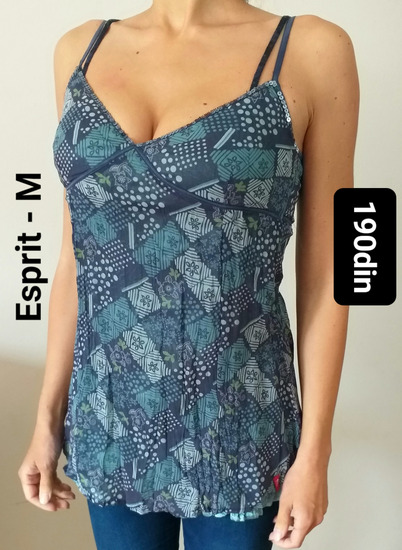 Esprit ženska majica na bretele plava M/38