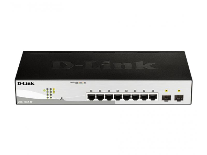 D LINK Smart LAN Switch DGS-1210-10 8port/2SFP