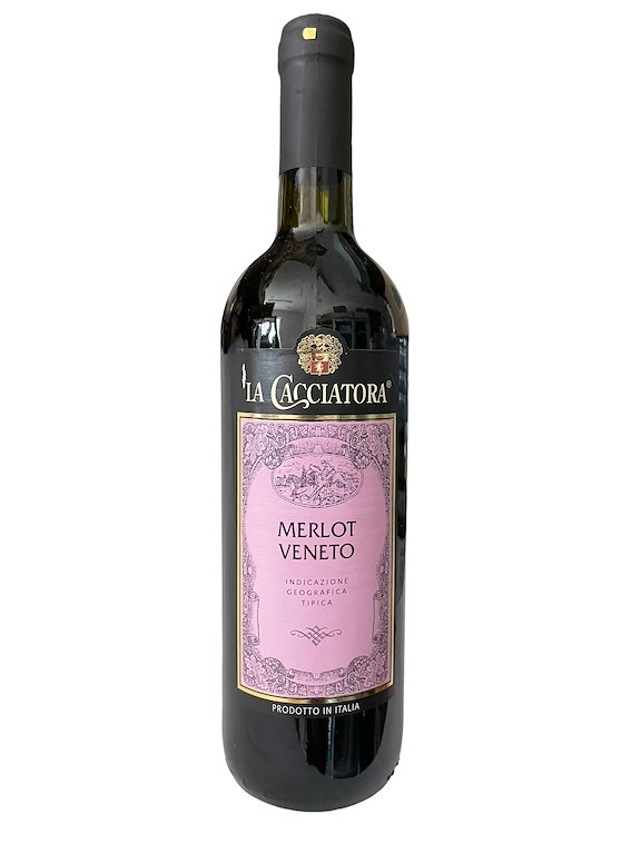 Crveno vino MERLOT VENETO La Cacciatora 0,75 l