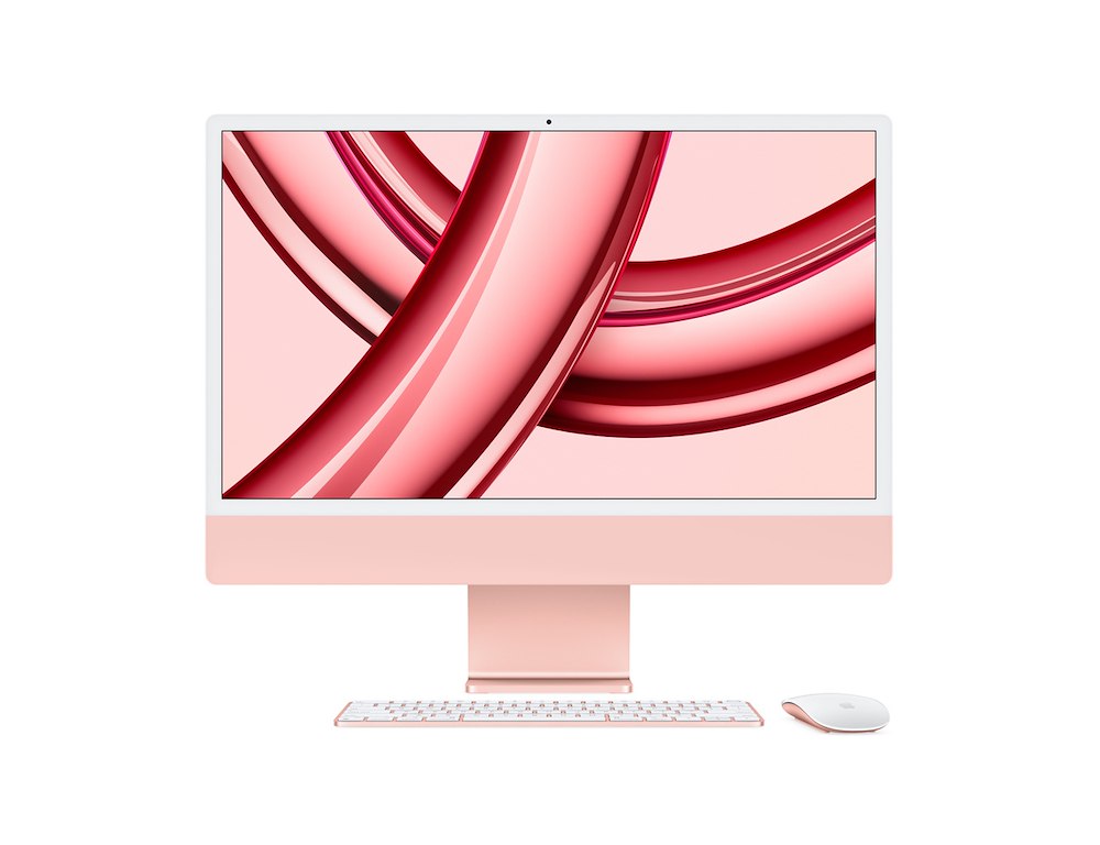 Apple iMac, mqrt3ze/a, 24, M3, 8GB RAM, 256GB, Pink, All-in-One računar, INT KBDID EK000569990