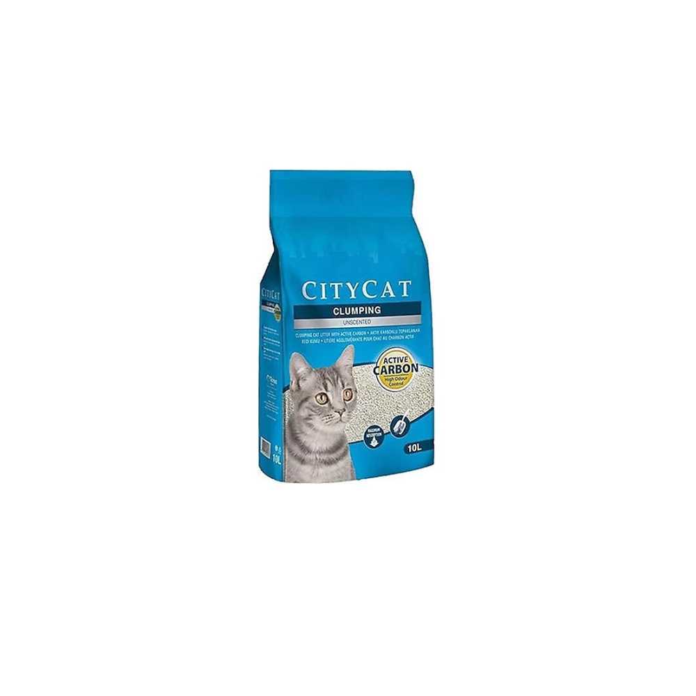 City Cat Clumping grudvajući posip Active carbon 10l