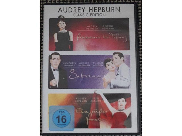 Audery Hepburn / 3 DVD Box set