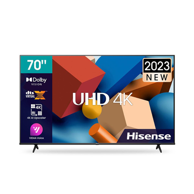 Televizor Hisense H70A6K Smart, LED, 4K UHD, 70"(177cm), DVB-T/T2/C/S/S2
