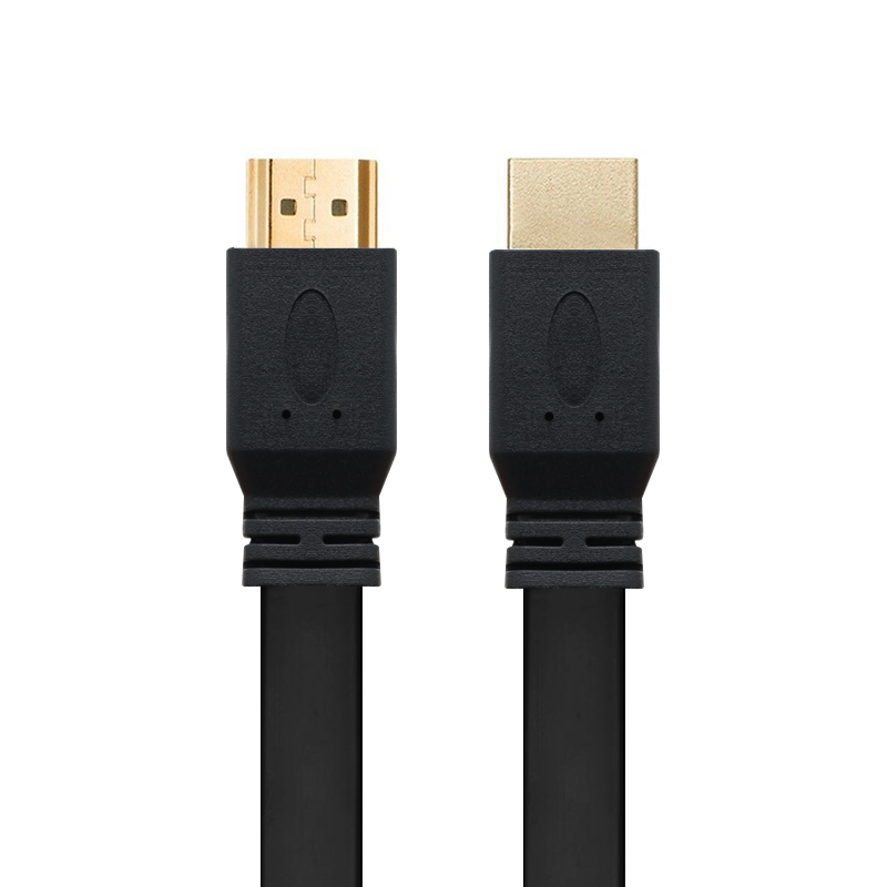 HDMI kabal na HDMI 1.5m FLAT crni