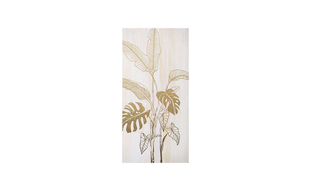 Slika Golden petals 60x120cm