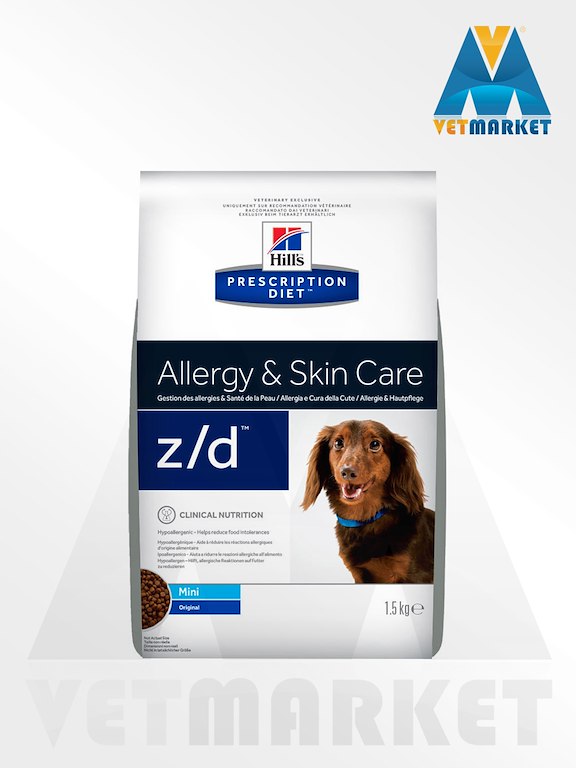 HPDD Z/D MINI ALLERGY&SKIN 1.0KG