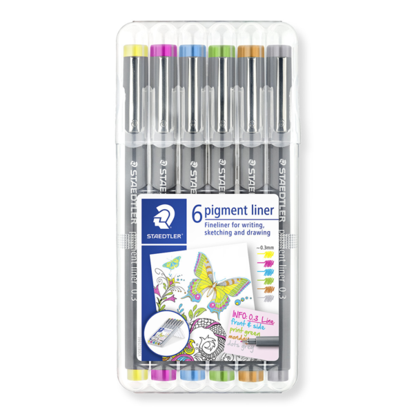 STAEDTLER Pigment liner set 308 03 S2 SB6