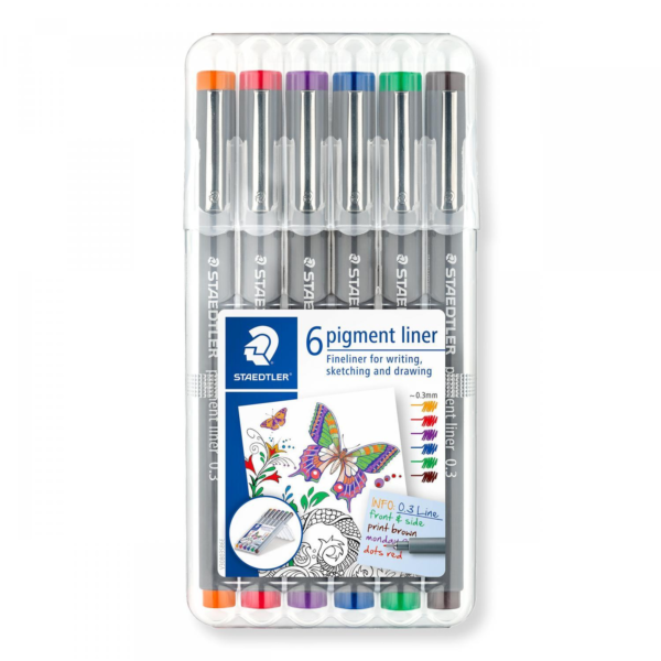 STAEDTLER Pigment liner set 308 03 SSB6