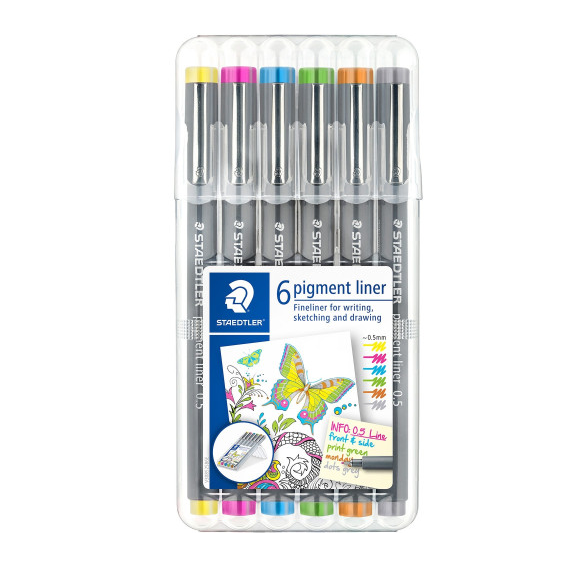 STAEDTLER Pigment liner set 308 05 S2 SB6