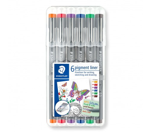 STAEDTLER Pigment liner set 308 05 SSB6