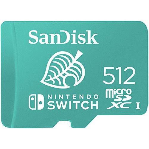 SanDisk SDXC 512GB micro 100MB/s R, 90MB/s W for Ninetendo Switch