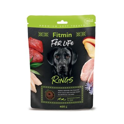 Fitmin dog For Life Poluvlažne Poslastice Prstenovi 400g