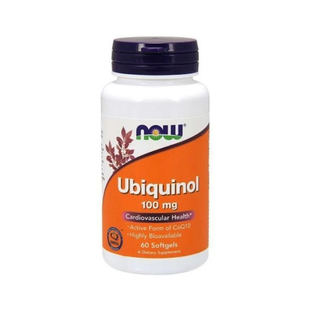 NOW UBIQUINOL 100mg gel kapsule, 60kom