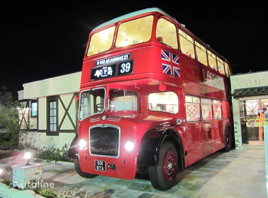 British Bus traditional style shell for static / fixed site use dvospratni autobus