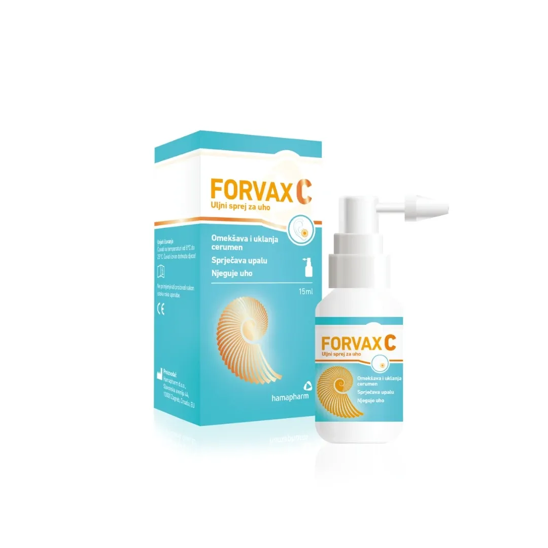 FORVAX C - ULJANI SPREJ ZA UHO 15ML