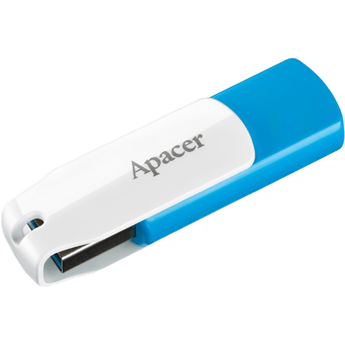 APACER 64GB USB 3.2 Swivel USB Drive AH357 (Bela,Plava)