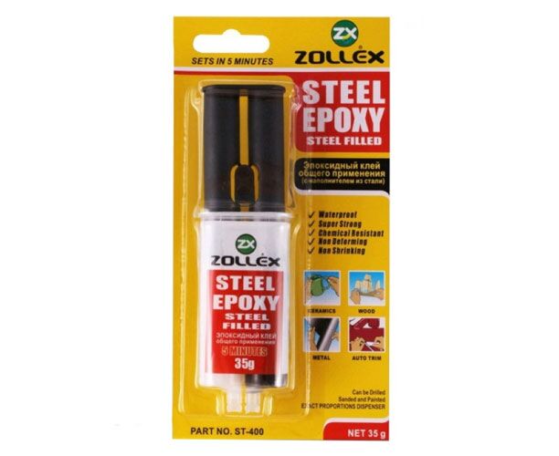 Super lepak tečni metal špric Zollex ST-400 35g