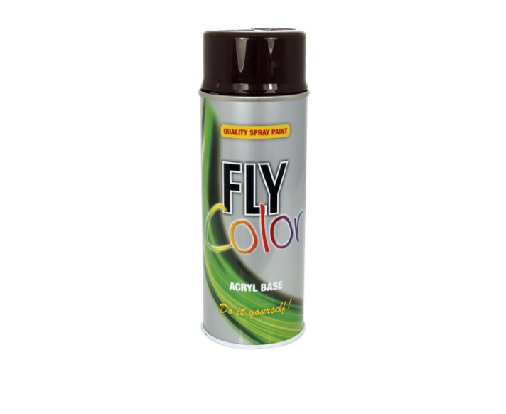 Sprej boja mat crna Motip FlyColor 400857 400ml