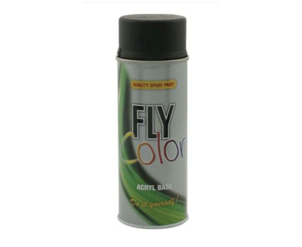 Sprej boja crna sjajna Motip FlyColor 400673 400ml