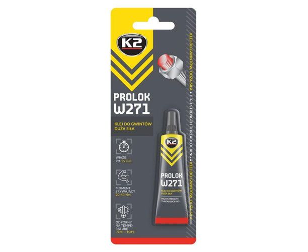 Lepak za osiguranje navoja K2 Prolok High W271 6ml