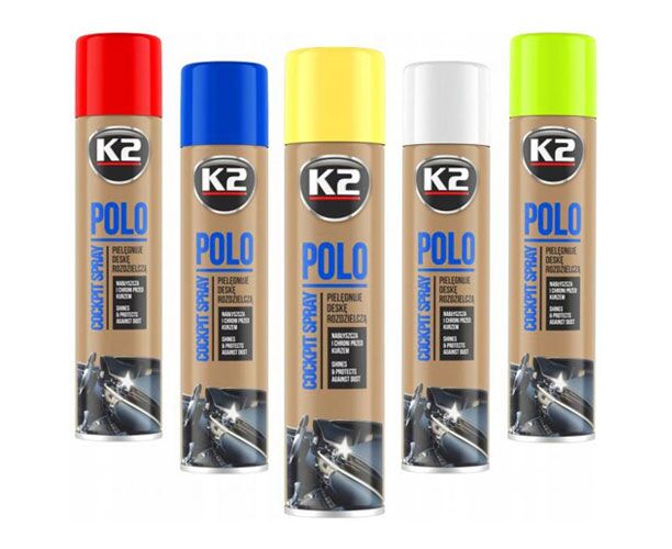 Kokpit sprej K2 Polo antistatik 300ml