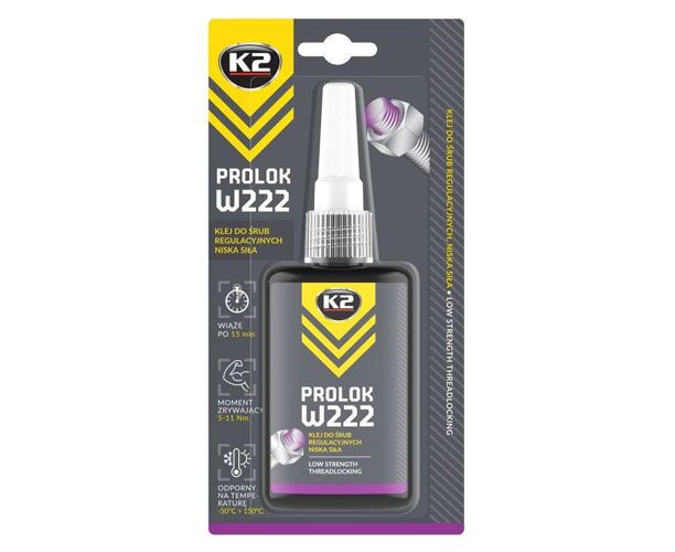 Lepak za osiguranje navoja K2 Prolok W222 Low 50ml