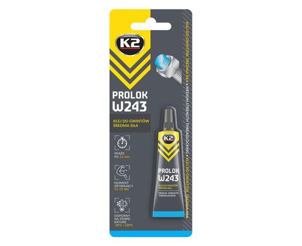 Lepak za osiguranje navoja K2 Prolok W243 Medium 6ml